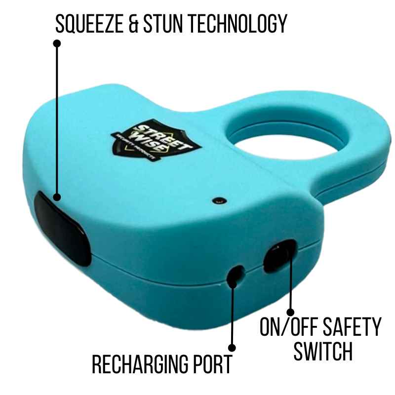 Sting Ring Stun Gun Runners Self Defense 18 Mil Volts | Defense Divas®