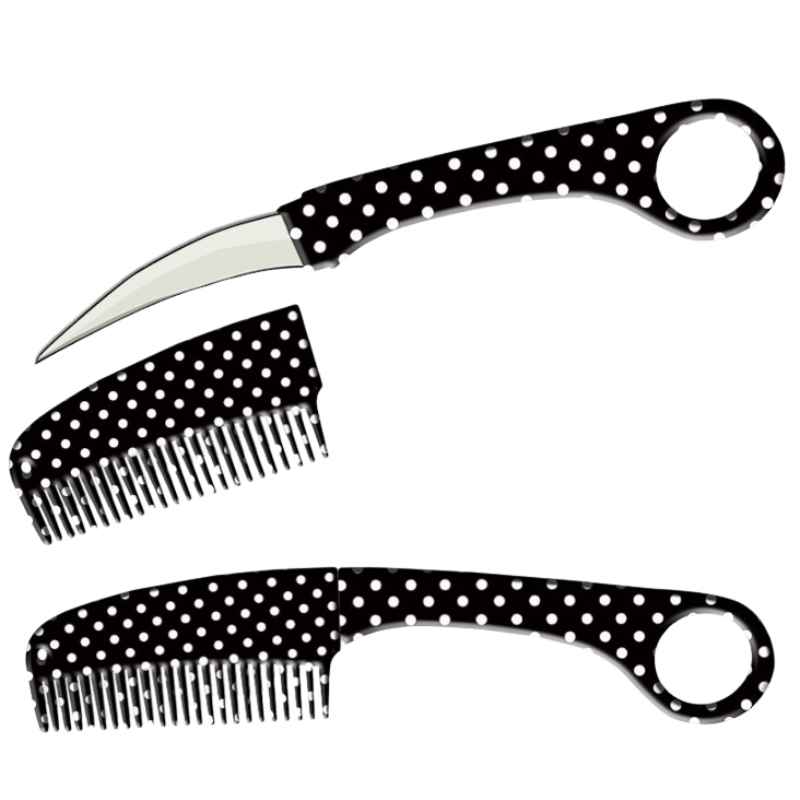 Hidden Blade Self-Defense Comb Knife | Defense Divas®