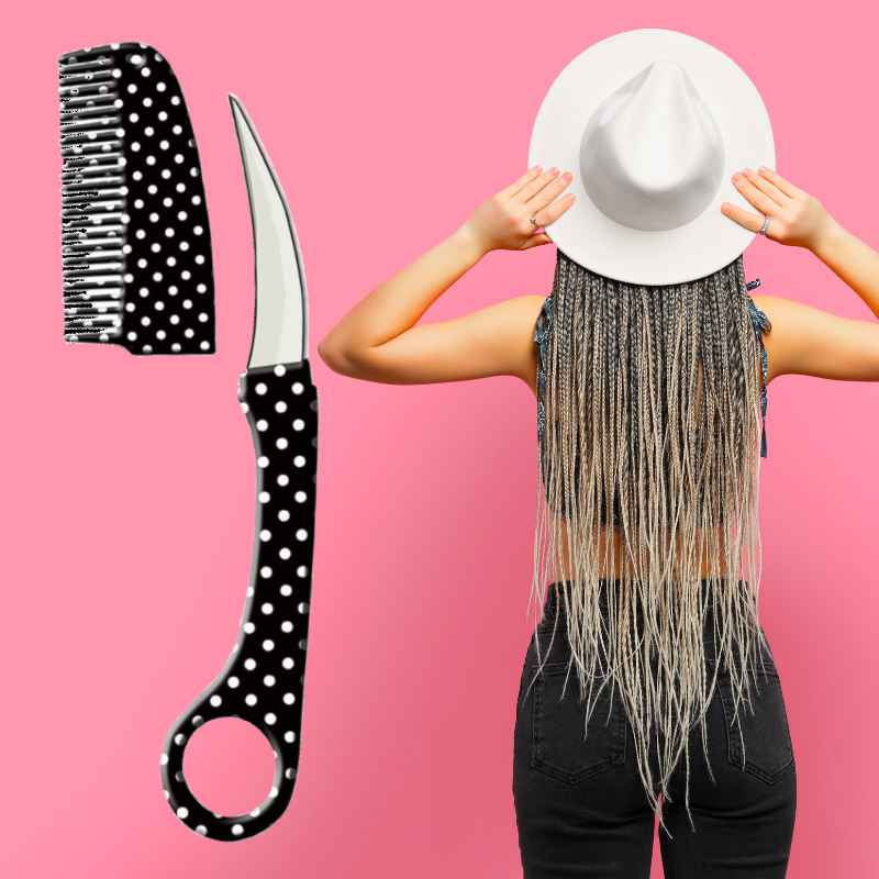 Hidden Blade Self-Defense Comb Knife | Defense Divas®